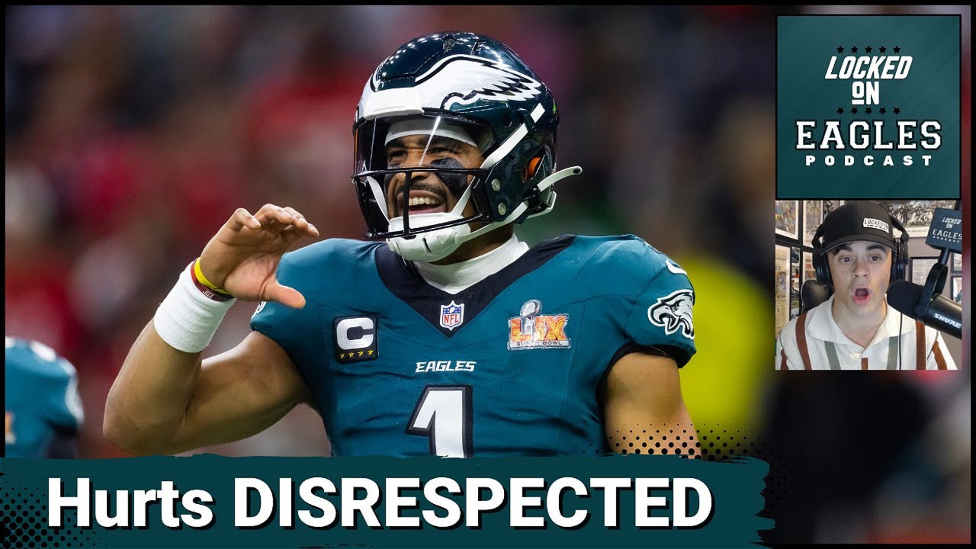 HURTS DISRESPECT: Jalen Hurts RANKED 46th on the Locked On NFL Top 100 ...