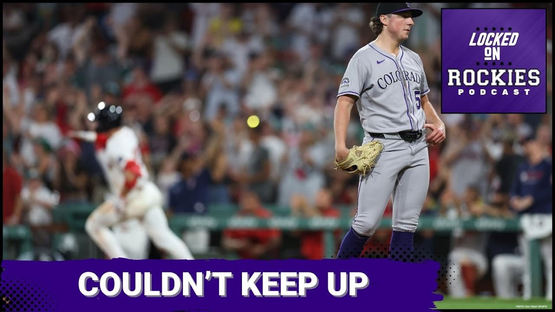 The Colorado Rockies couldn't keep up with the Boston Red Sox offense ...