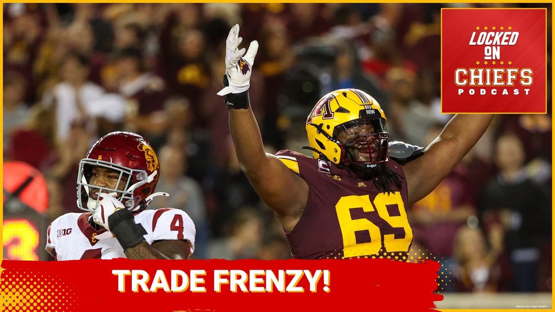 FRENZY: Chiefs SHAKE UP Draft Board | Veach's AGGRESSIVE Trades ...
