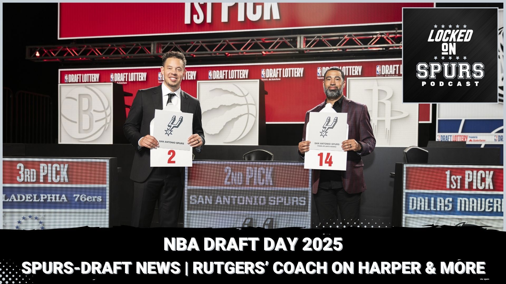 NBA Draft day 2025! Latest San Antonio Spurs-Draft news, Rutgers' head ...