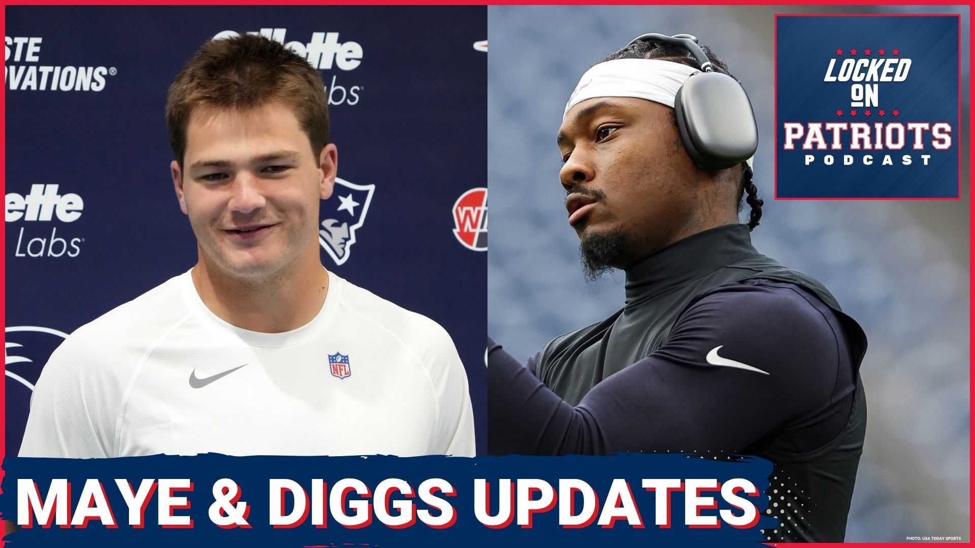 Drake Maye Progresses | Wes Schweitzer Retires | Stefon Diggs STONEWALLS | 9news.com