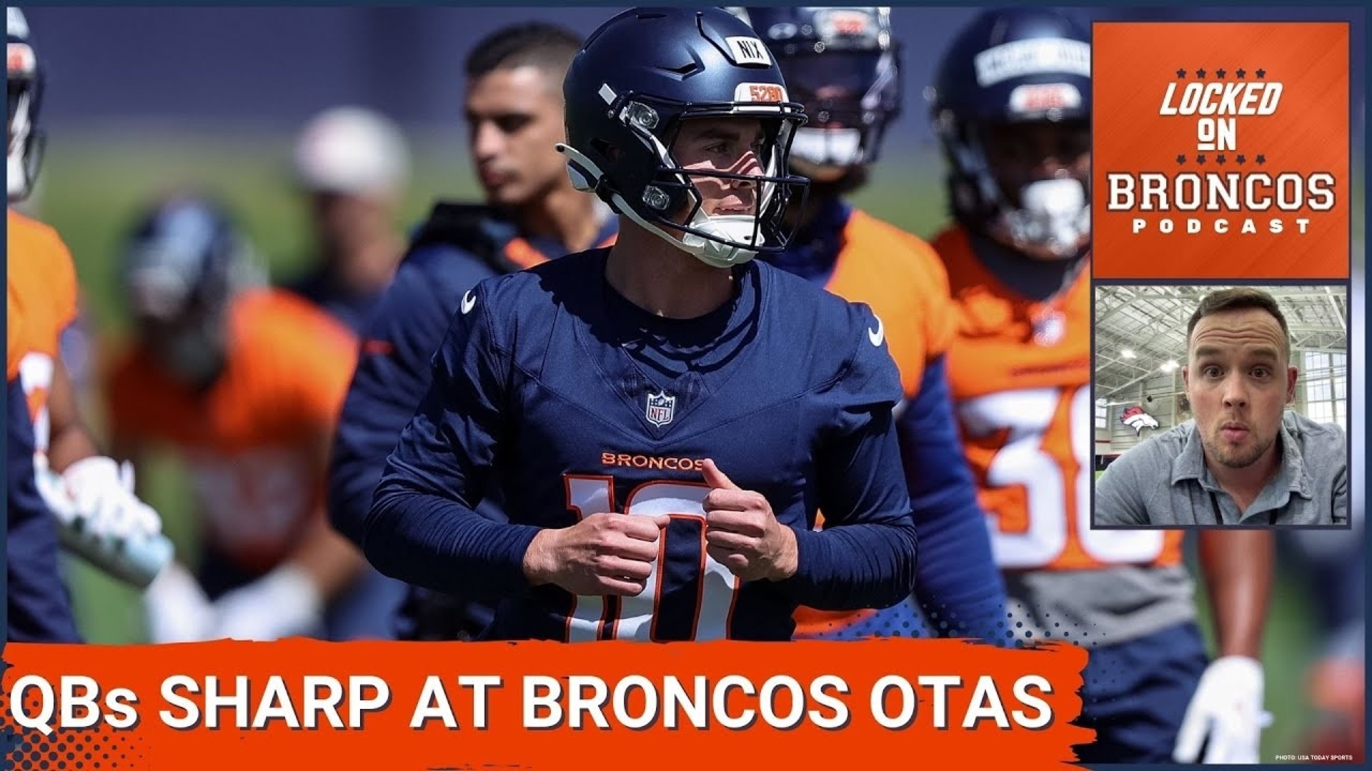 Denver Broncos QBs Bo Nix, Jarrett Stidham Sharp During Thursday's OTAs | 9news.com
