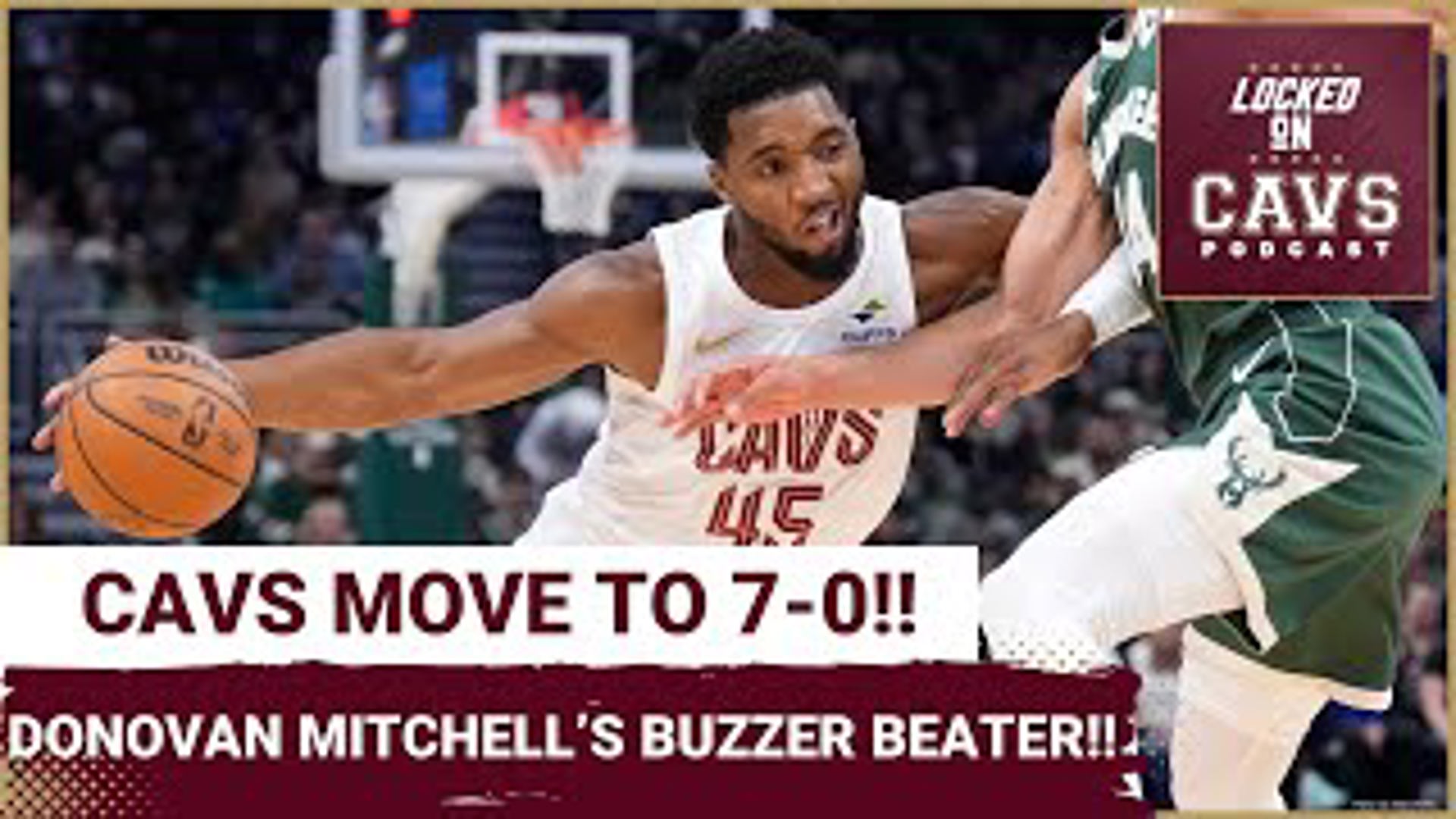 DONOVAN MITCHELL hits BUZZER BEATER | Cleveland Cavaliers are ...