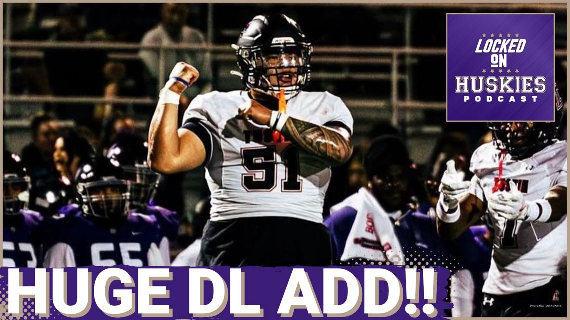HIGH-END Defensive Tackle Jon Ioane COMMITS To Washington Huskies ...