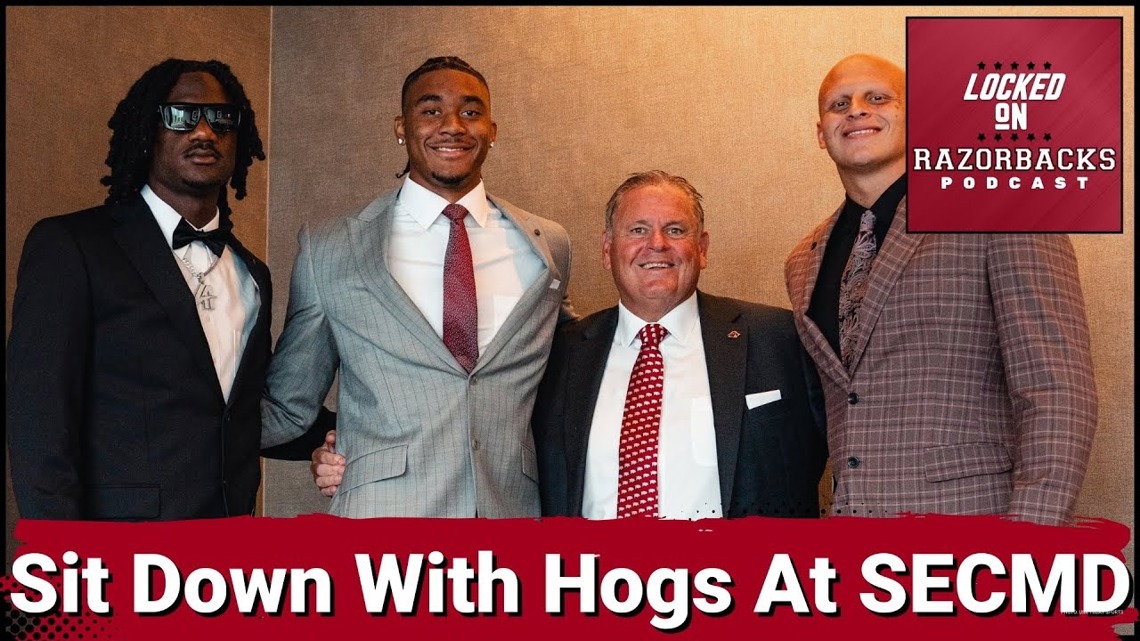 Sit Down With Razorback Football At SEC Media Days! | 9news.com