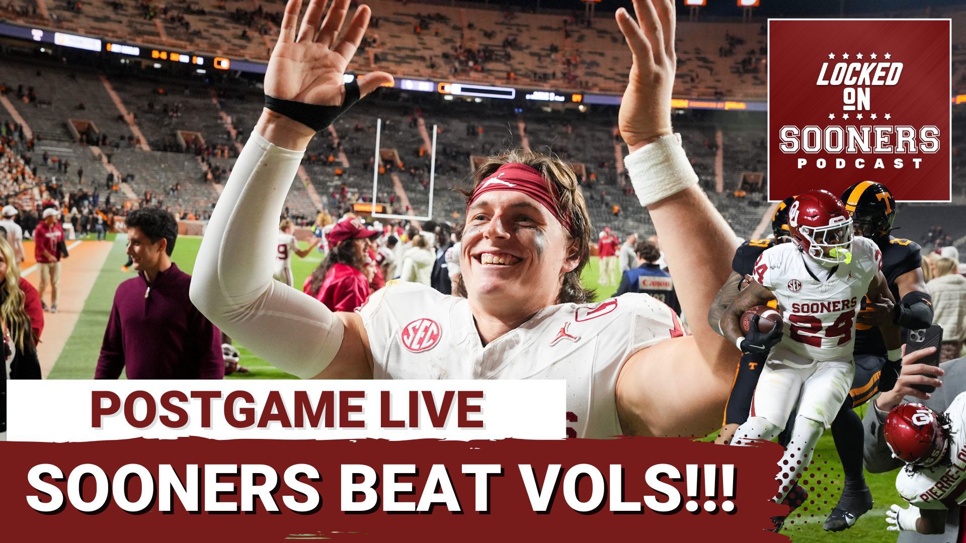 LIVE REACTION: Oklahoma Sooners SURVIVE Tennessee Thriller 33-27 | Owen ...