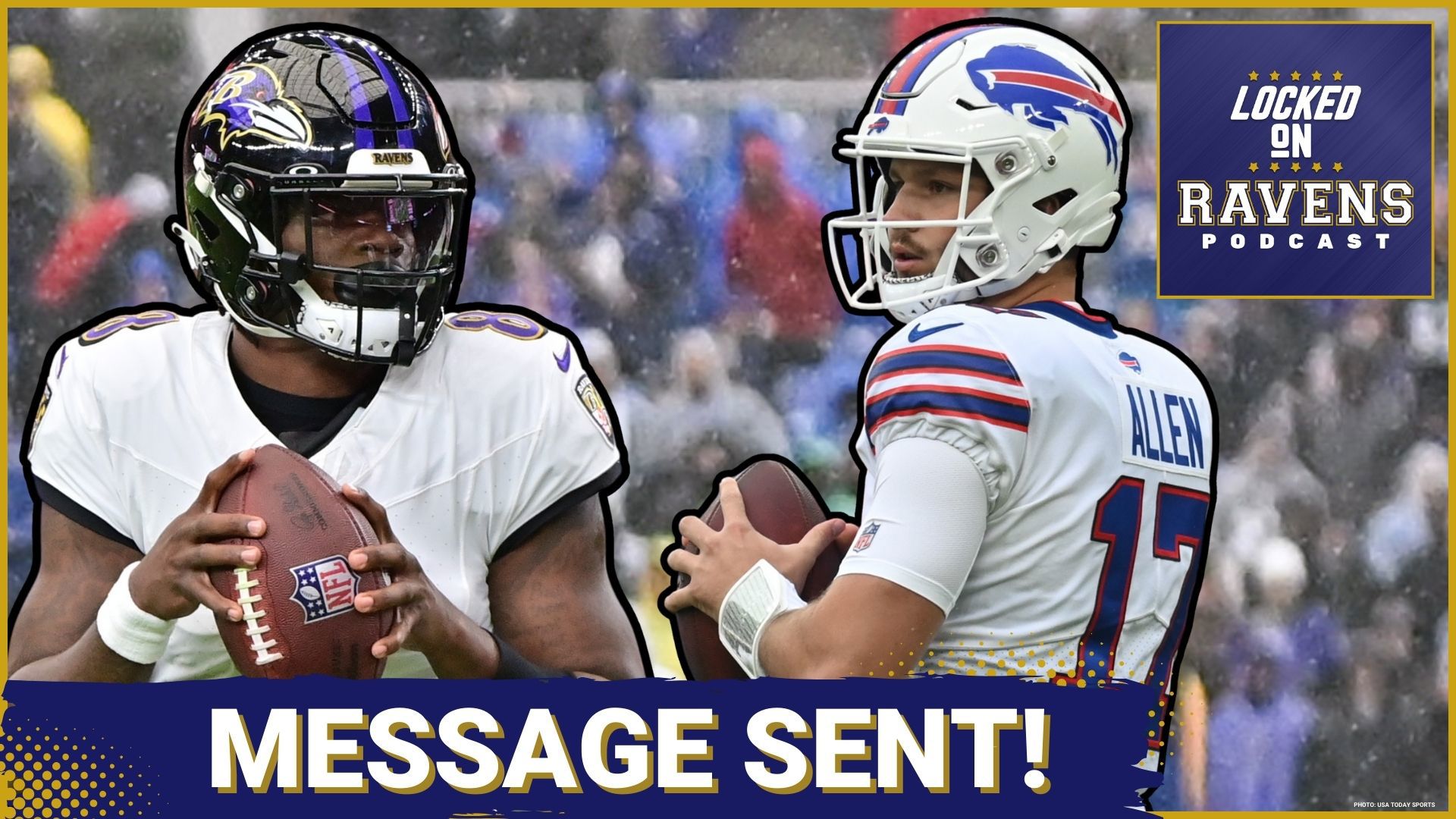 Josh Allen SENDS FIRM Lamar Jackson message, Baltimore Ravens make HUGE MOVE before Week 1 vs ...