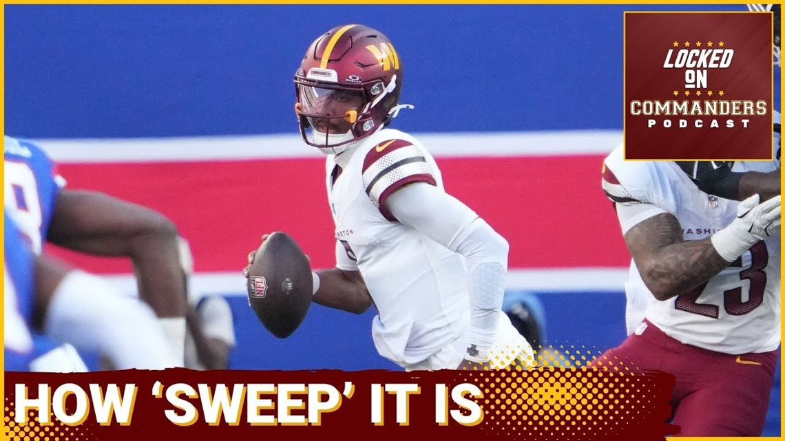 Washington Commanders Defeat New York Giants 27-22 to Sweep Series ...