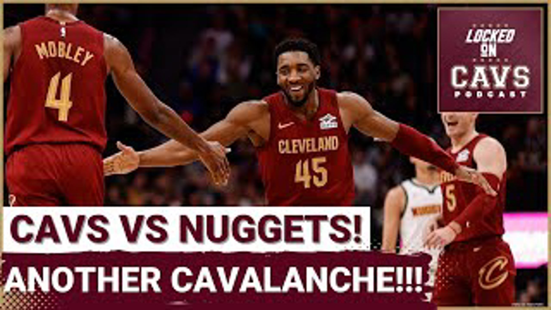 A CAVALANCHE in Denver | Cleveland Cavaliers DOMINATE Denver Nuggets ...