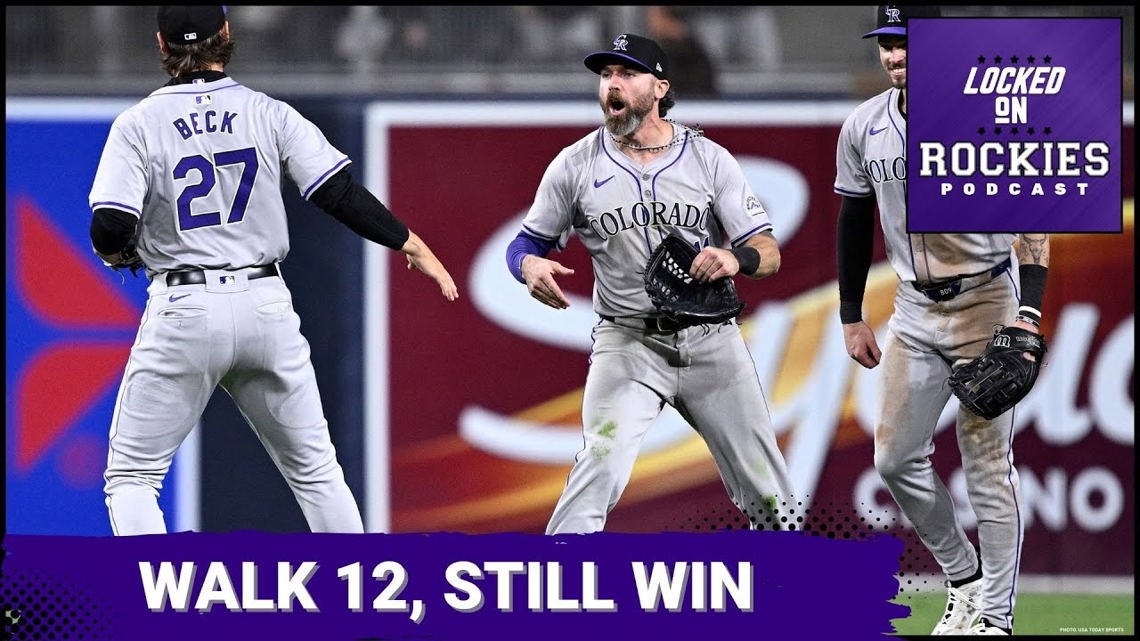 The Colorado Rockies survive 12 walks to win fifth straight | 9news.com