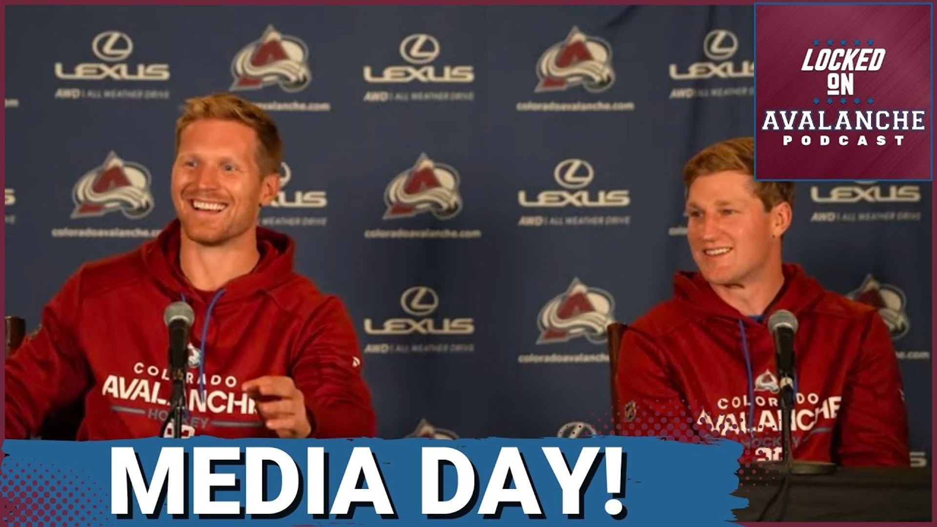 Colorado Avalanche Media Day! Team Shows Confidence and Everyone LOVES ...