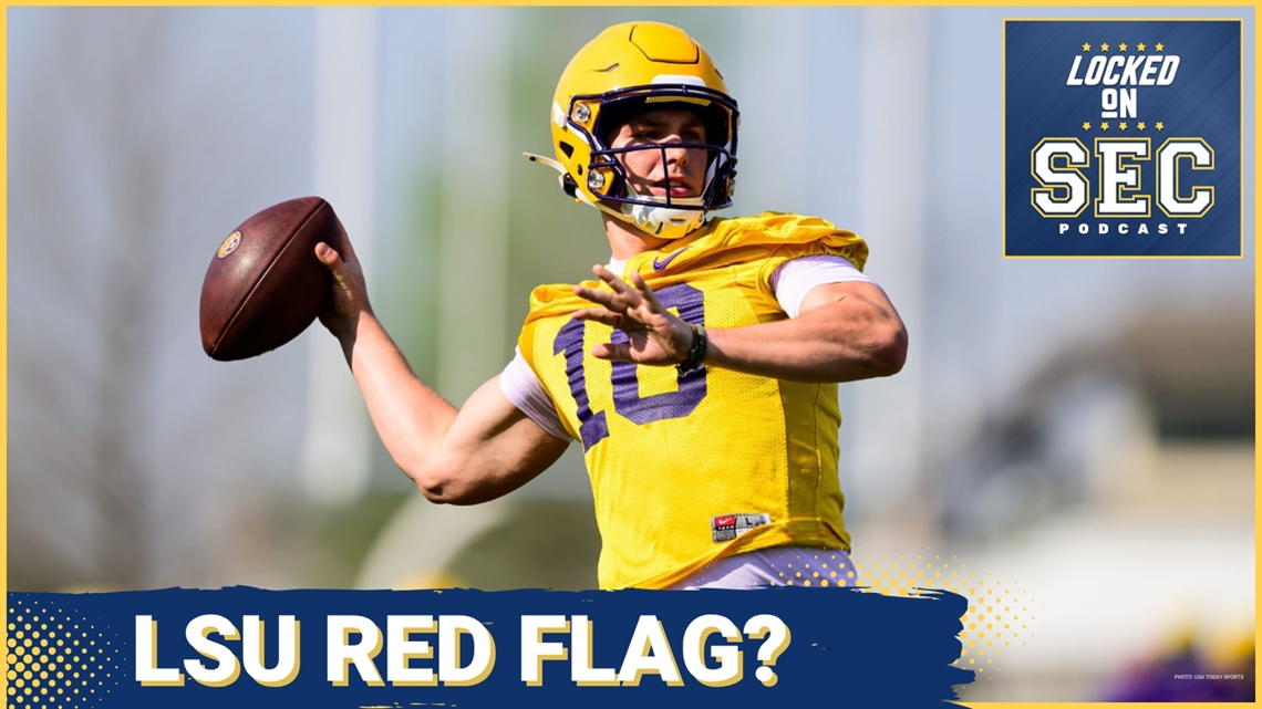 CONCERN? LSU QB Sam Leavitt OUT For Spring, Lane Kiffin Downplays It ...