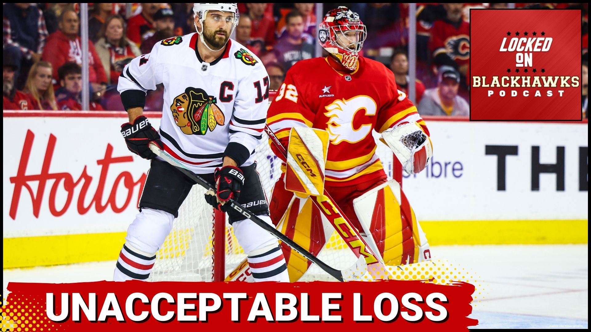 Chicago Blackhawks Offense Shutdown By Calgary Flames | Korchinski ...