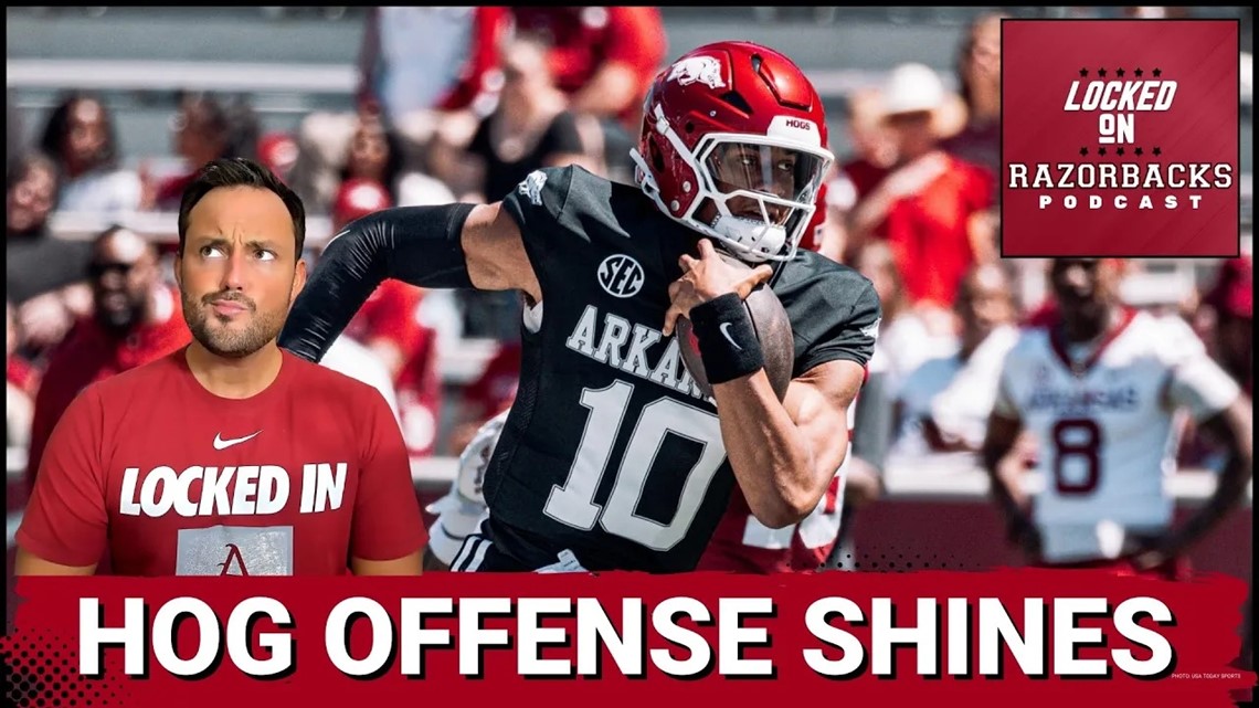 Razorback Offense Shows Out In Spring Game | 9news.com