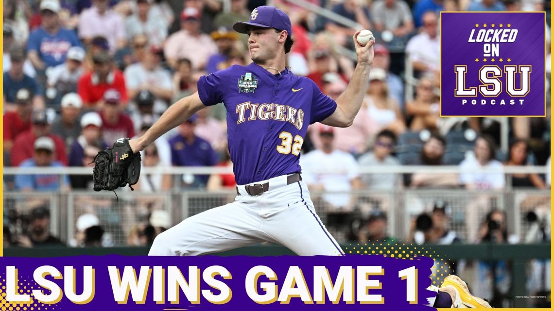IMMEDIATE REACTION: LSU Wins CWS Opener Over Arkansas! | 9news.com