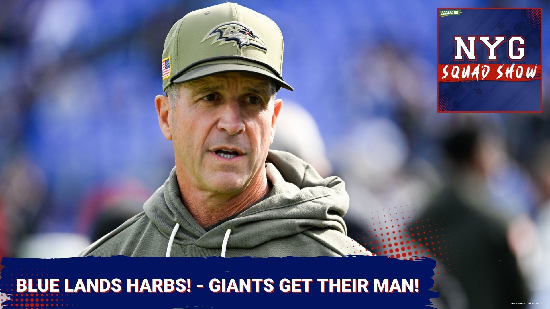 GIANTS SQUAD SHOW: JOHN HARBAUGH! - New Giants Coach! | 9news.com