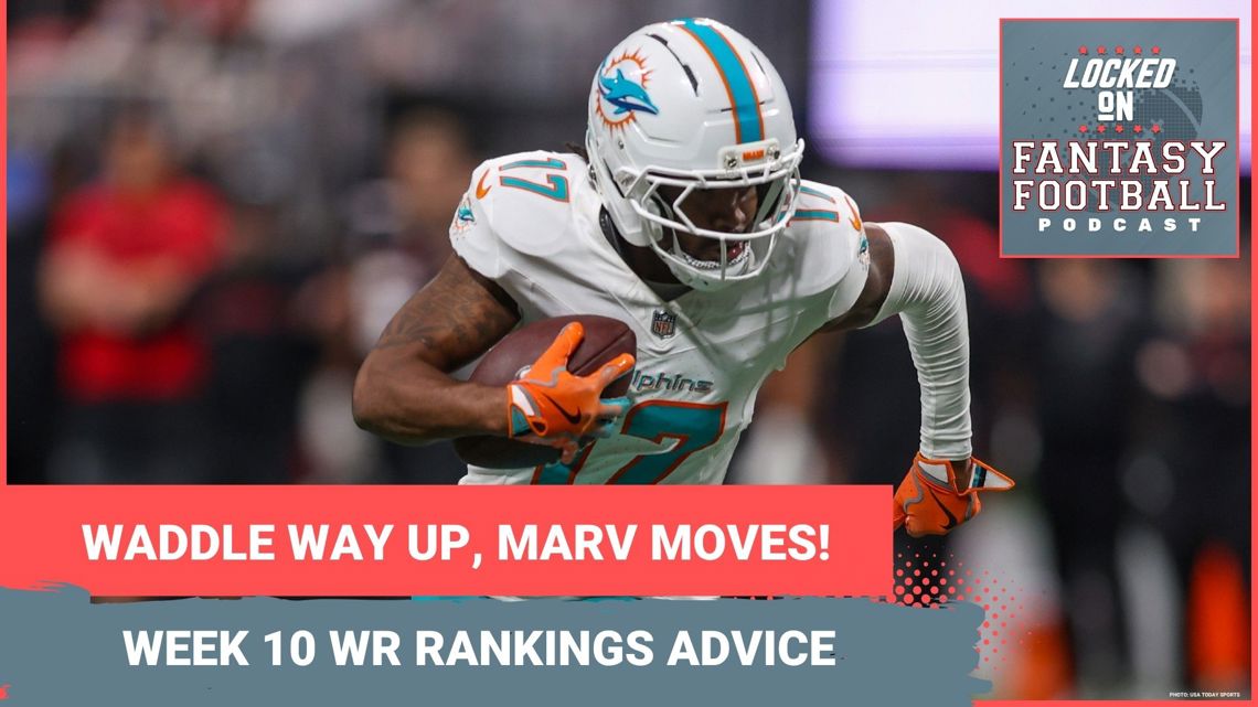 UP on Jaylen Waddle, Marvin Harrison Jr.; TRUST Emeka Egbuka? WEEK 10 fantasy football WR ...
