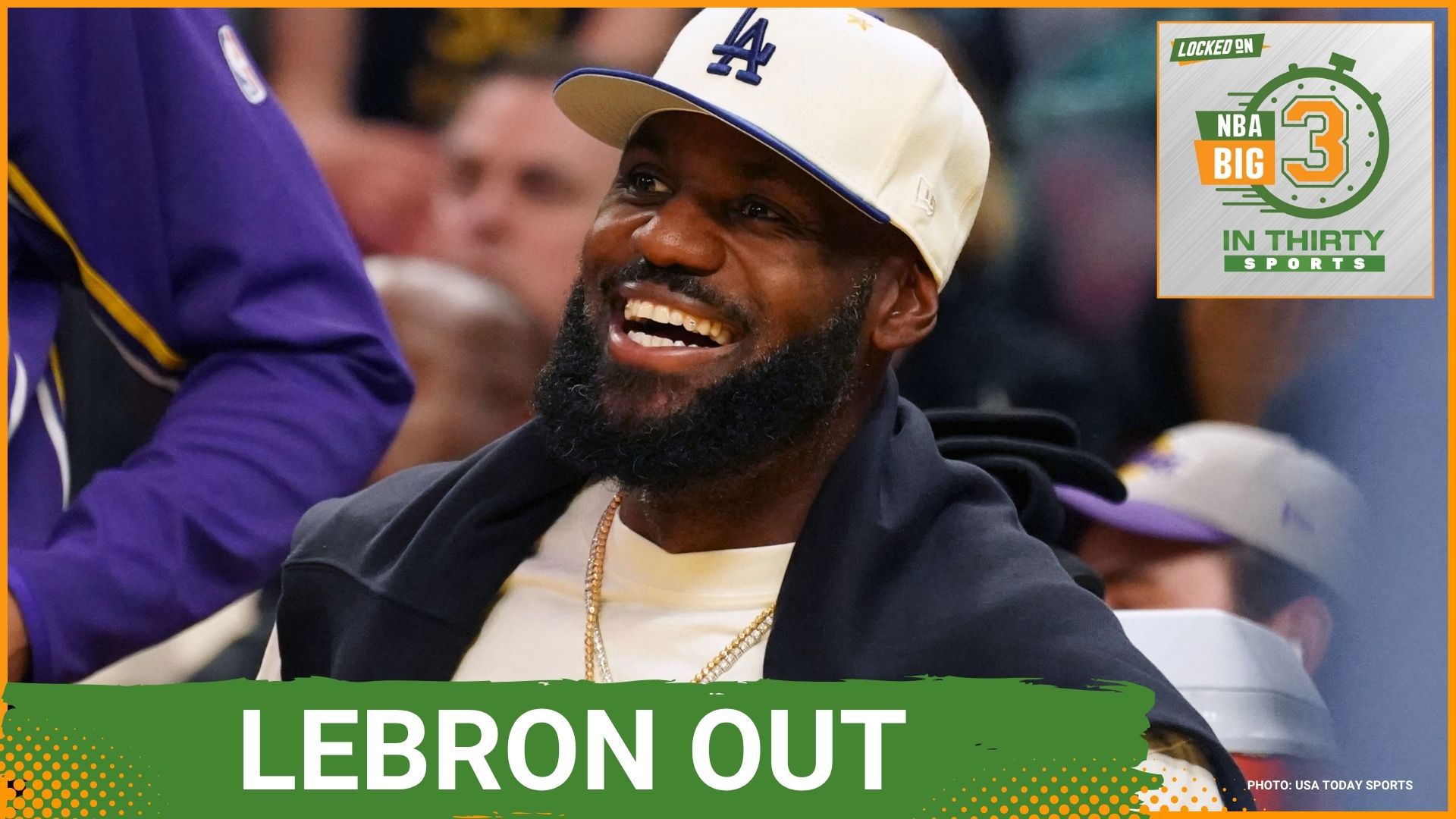 LeBron James OUT To Start The Season For The Lakers | The Big 3 in 30 ...