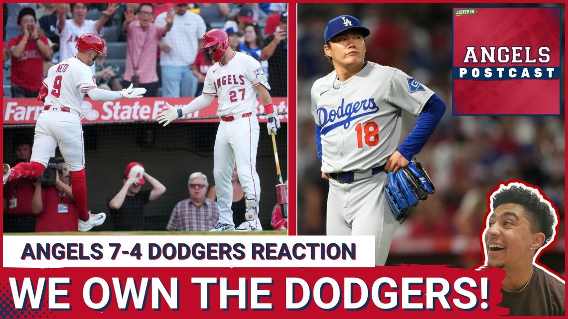 ANGELS POSTCAST: Zach Neto's 2 HRs CRUSH Dodgers, Soriano GREAT in 7-4 ...