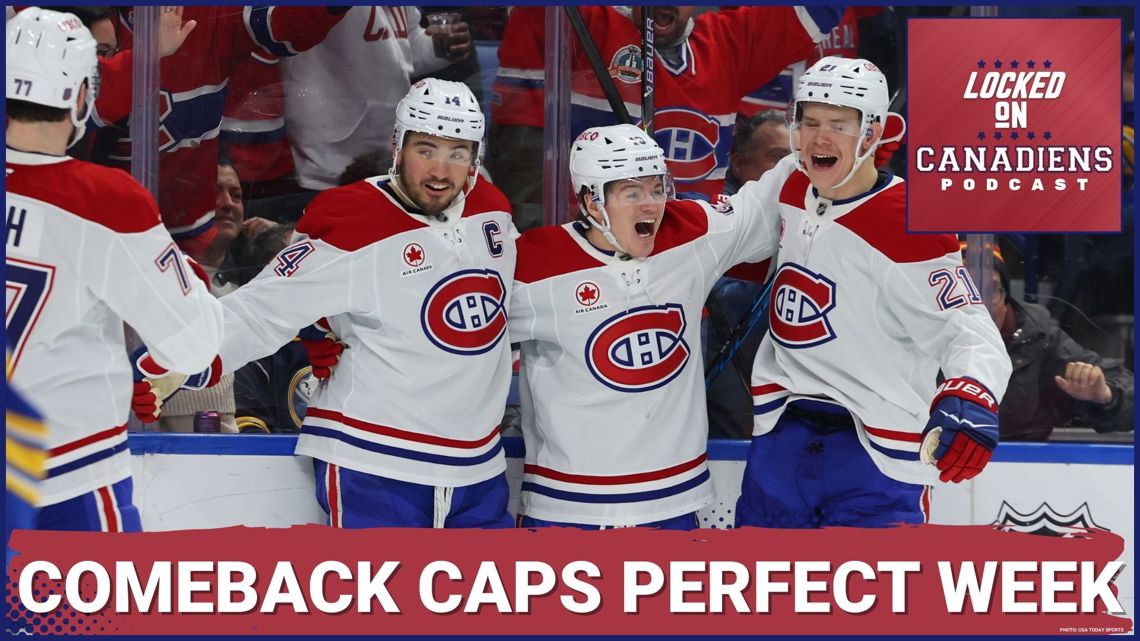 COMEBACK: Cole Caufield & Canadiens STUN Buffalo Sabres—Jakub Dobes ...
