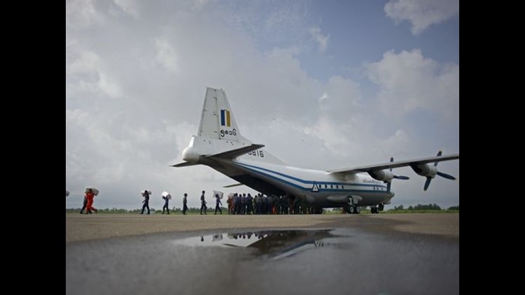 Myanmar military plane with over 100 aboard goes missing | 9news.com