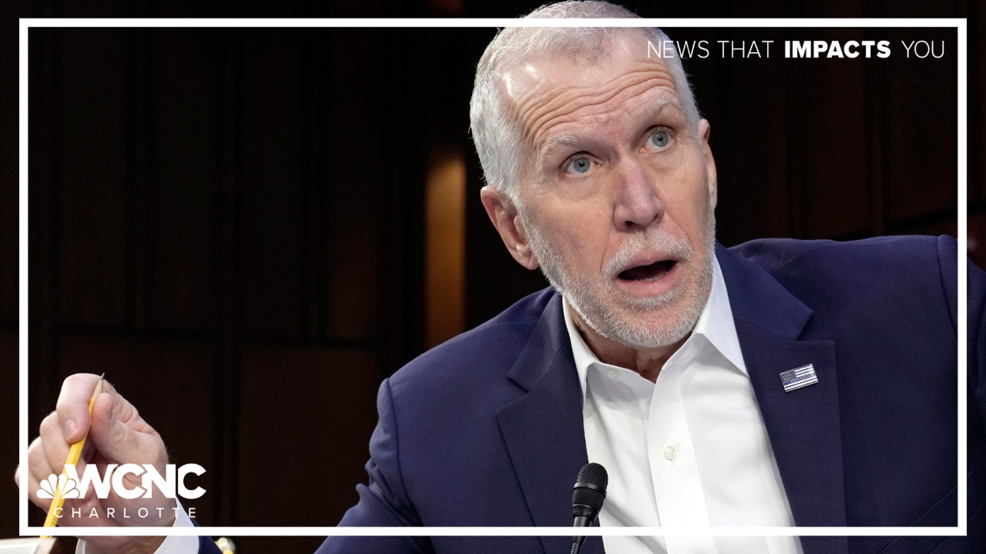 Senator Tillis steps down amid Trump's criticism | 9news.com