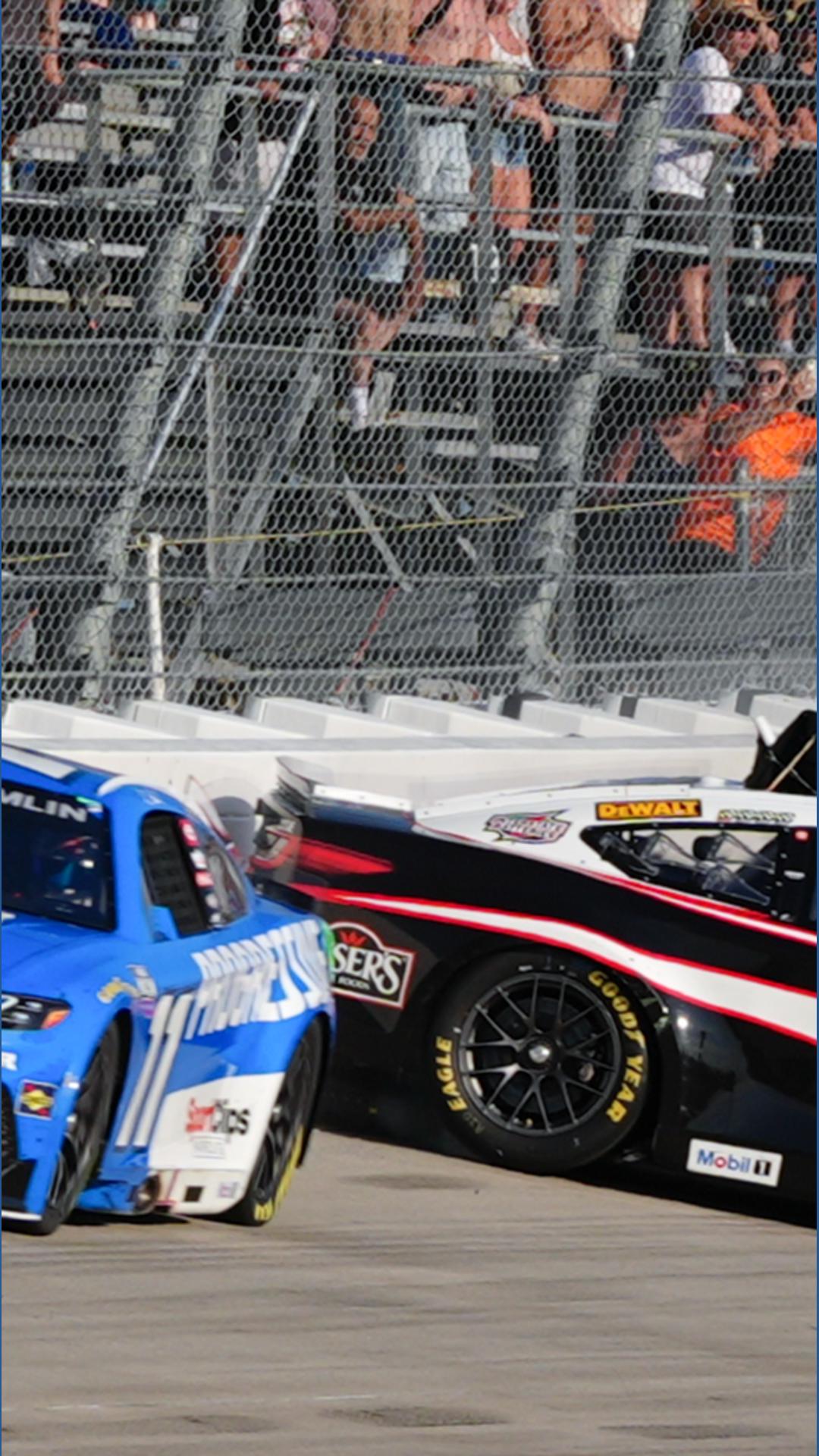 NASCAR: Denny Hamlin wins Dover amid rain delays and overtime restarts ...