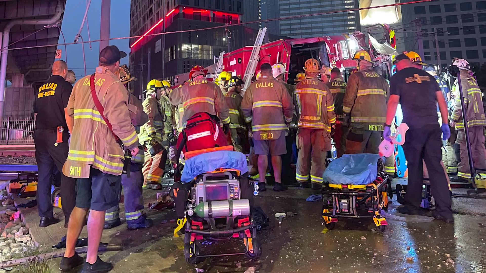 Dallas firefighter recalls miracle survival after truck crash | 9news.com