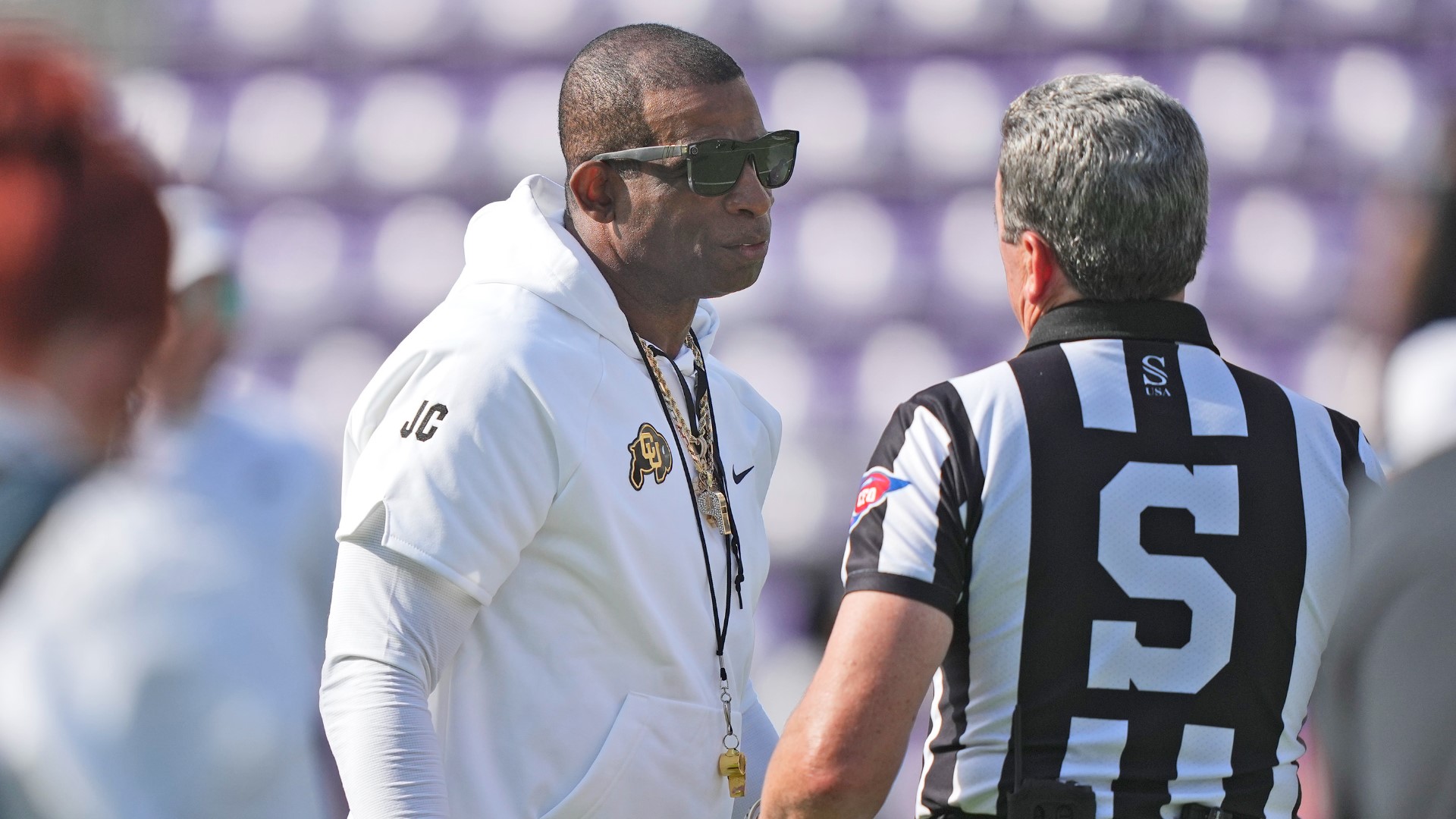 Coach Prime debuts new white and gold uniforms in Colorado debut ...