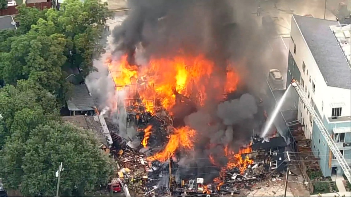 3 dead, including a child, in a massive explosion, fire at a Dallas ...