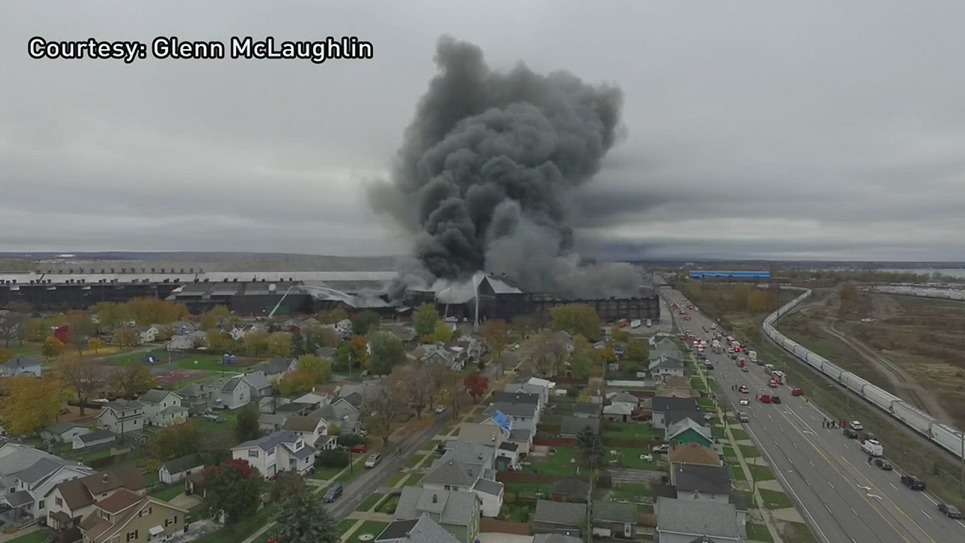 Major fire at Bethlehem Steel site contained | 9news.com