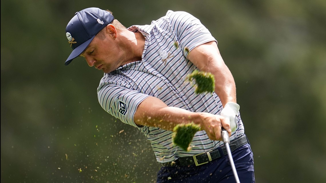 Bryson DeChambeau puts on a Masters clinic and takes a 1-shot lead over ...