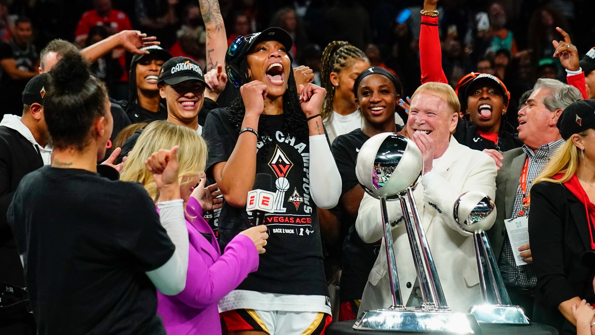 Las Vegas Aces become first repeat WNBA champs in 21 years | 9news.com