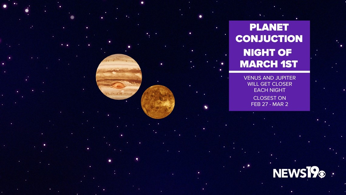Rare conjunction of Jupiter and Venus will occur this week | 9news.com