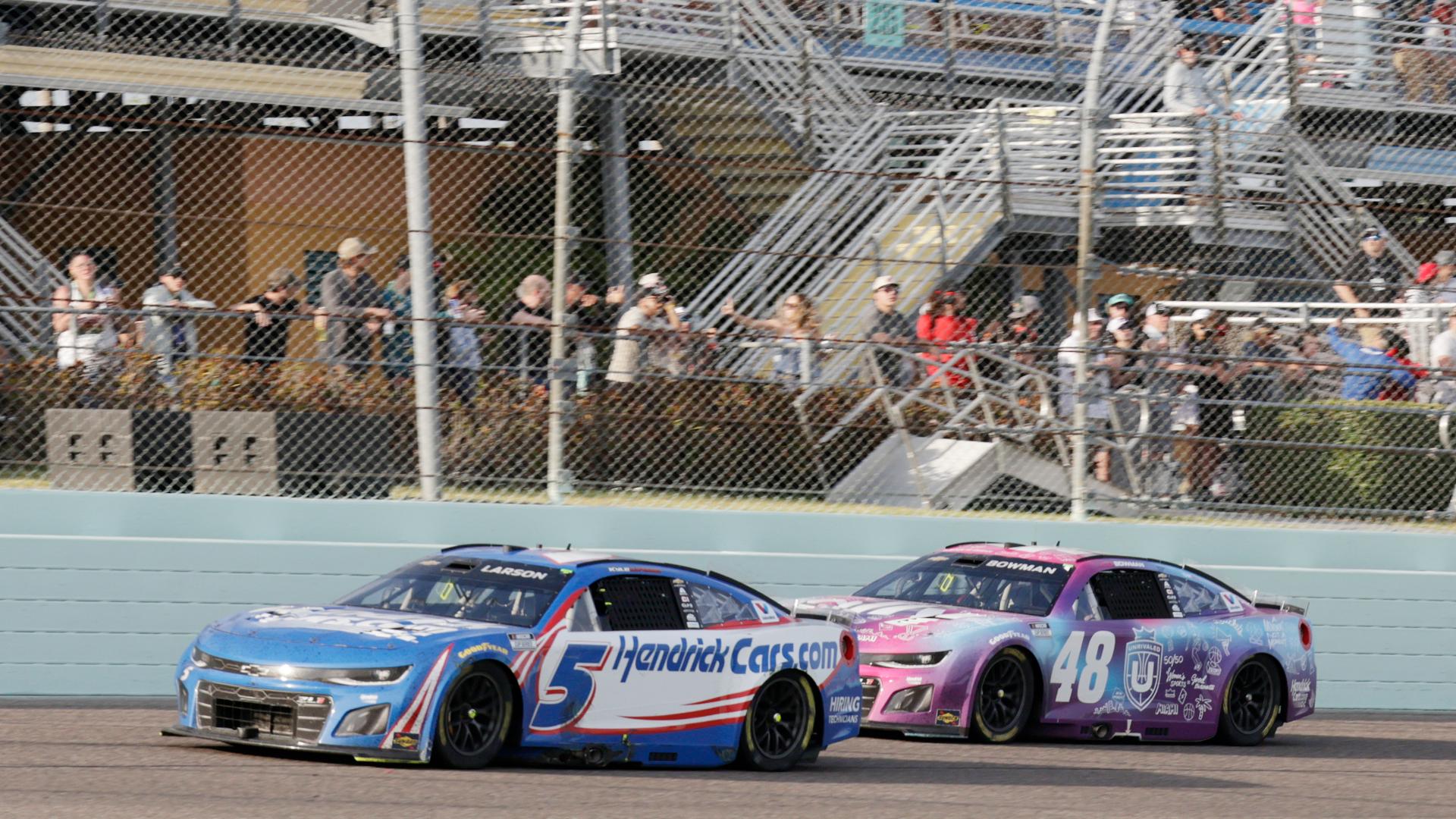 Kyle Larson wins NASCAR Cup Series race at Homestead-Miami Speedway ...