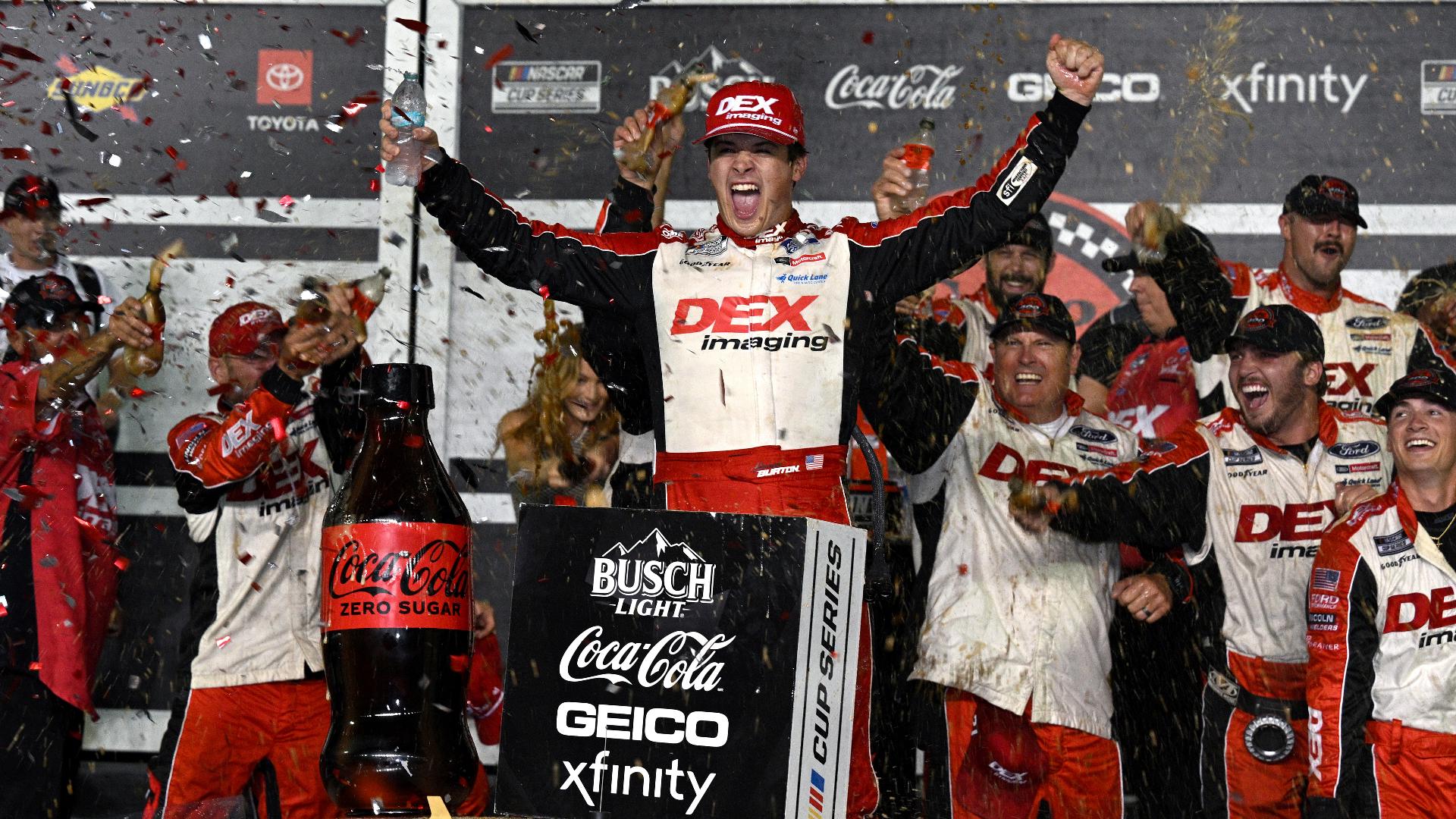 Harrison Burton wins NASCAR Coke Zero Sugar 400 at Daytona | 9news.com