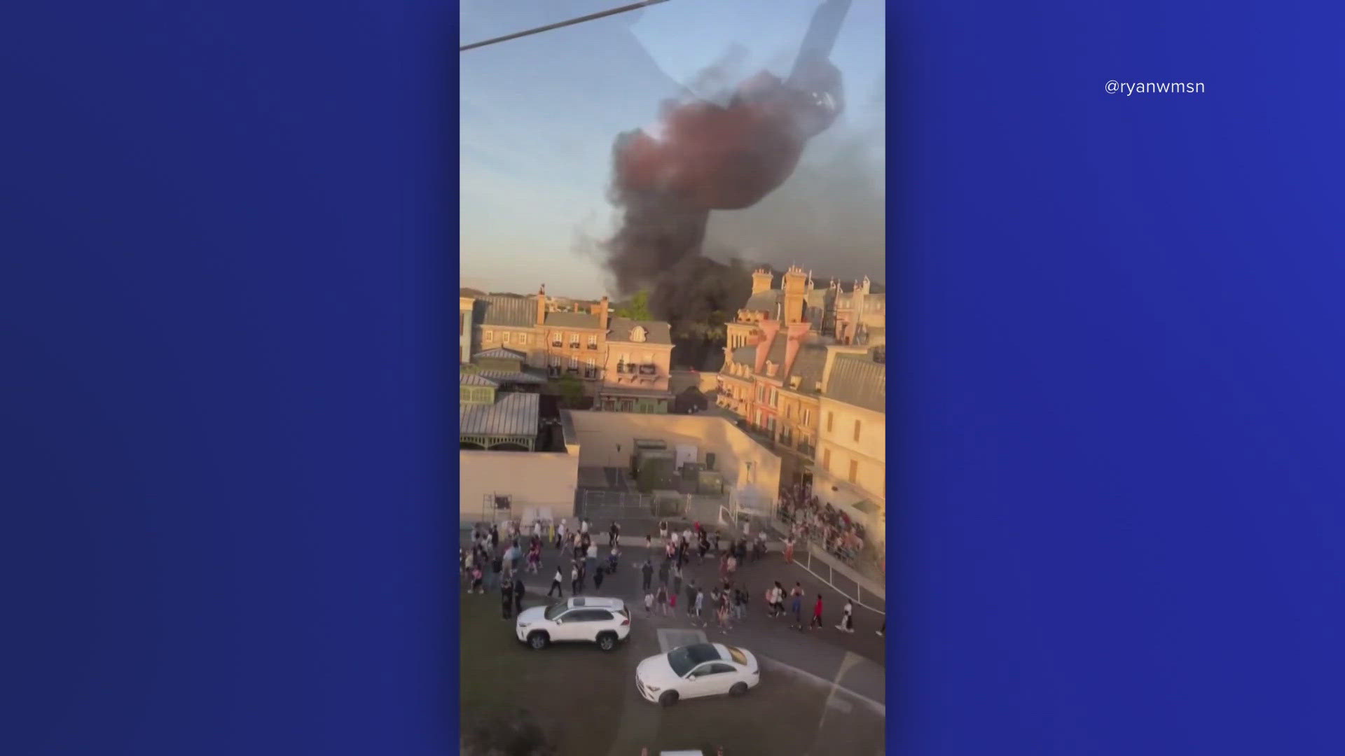 Fire at EPCOT's France Pavilion breaks out | 9news.com
