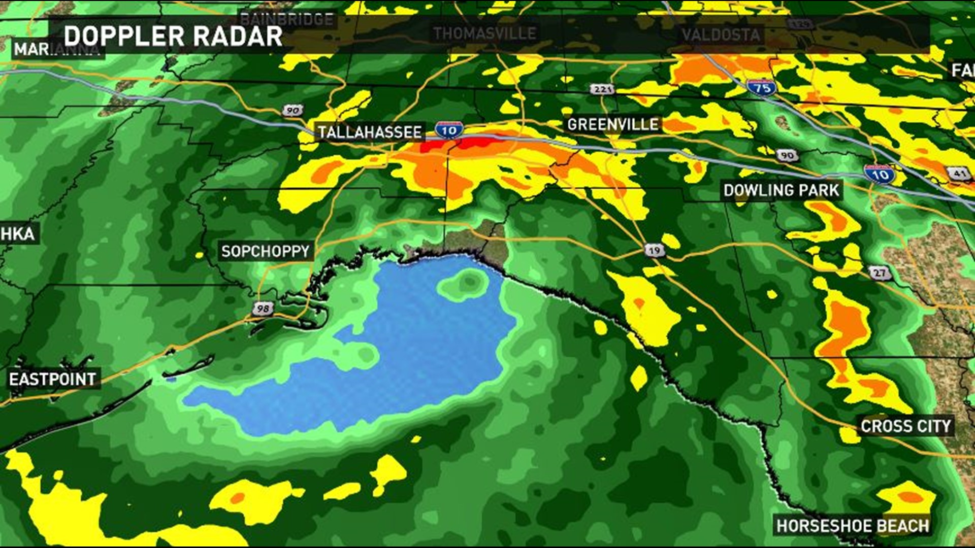 Hermine moving back toward the Atlantic, firmly in South Carolina as a ...