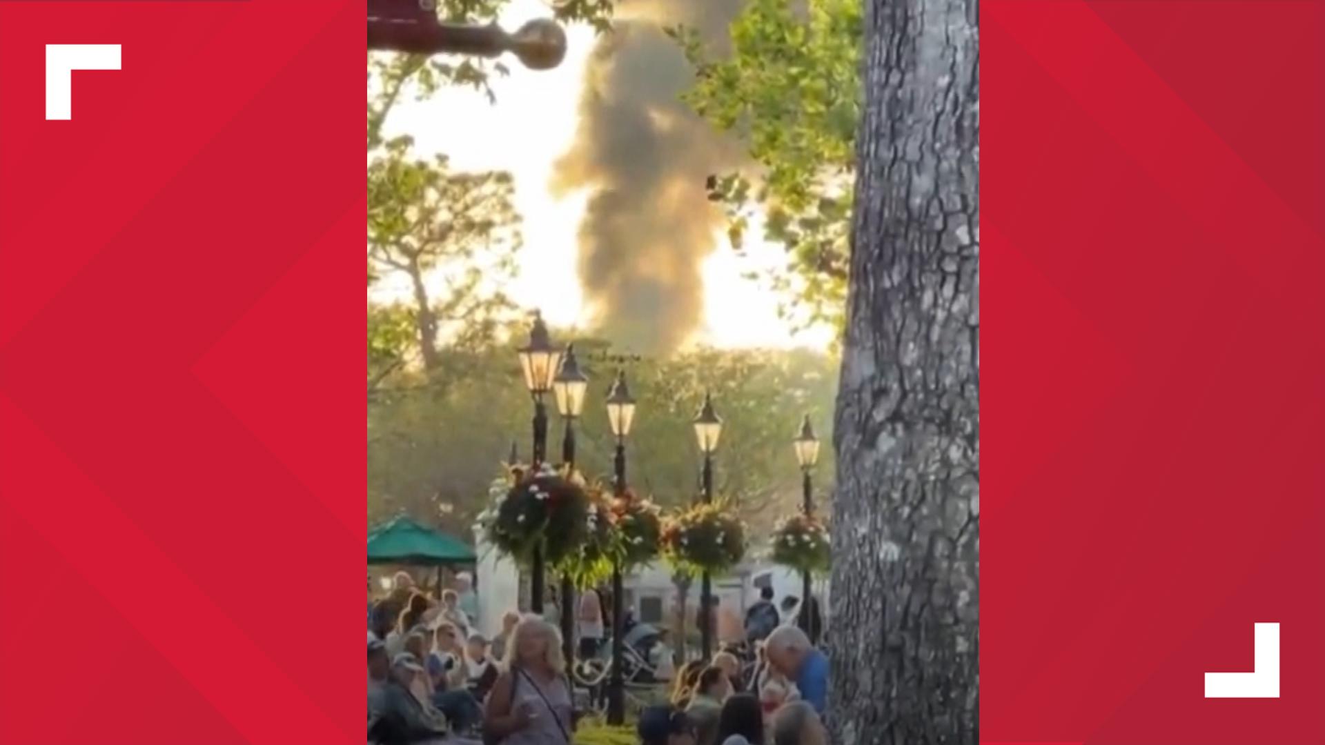Videos capture walk-in cooler fire at Disney World's Epcot park | 9news.com