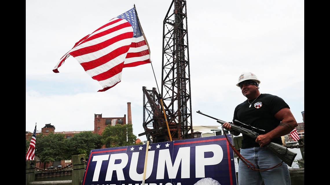Trump supporters are shooting their guns in the air | 9news.com