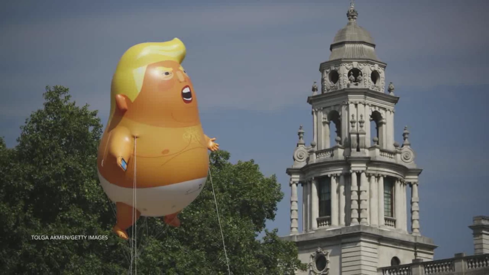 'Baby Trump' balloons arrive in NJ ahead of president's visit | 9news.com