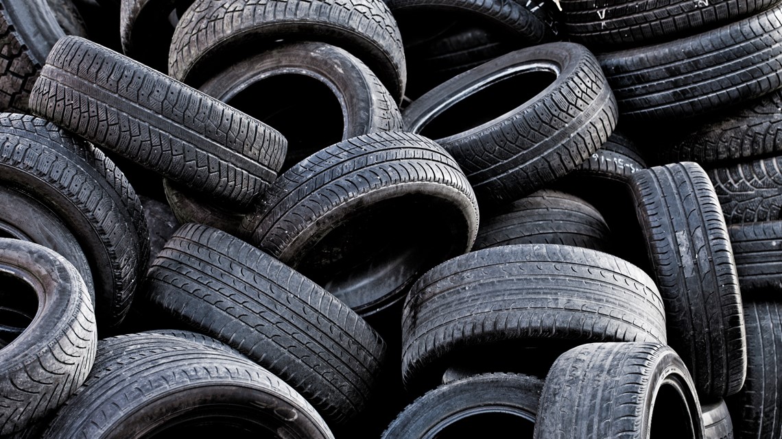 Coloradans turn old tires into rubber building tiles | 9news.com