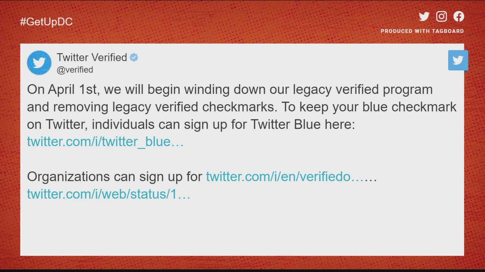 Twitter pulls blue check mark from New York Times | 9news.com