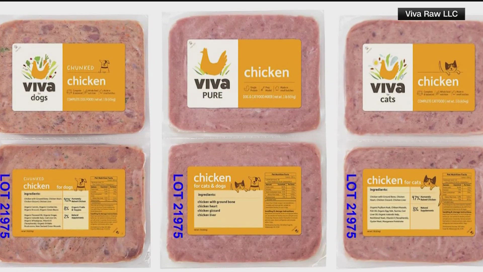 Pet food recalled nationwide, may contain Listeria or Salmonella: Full ...