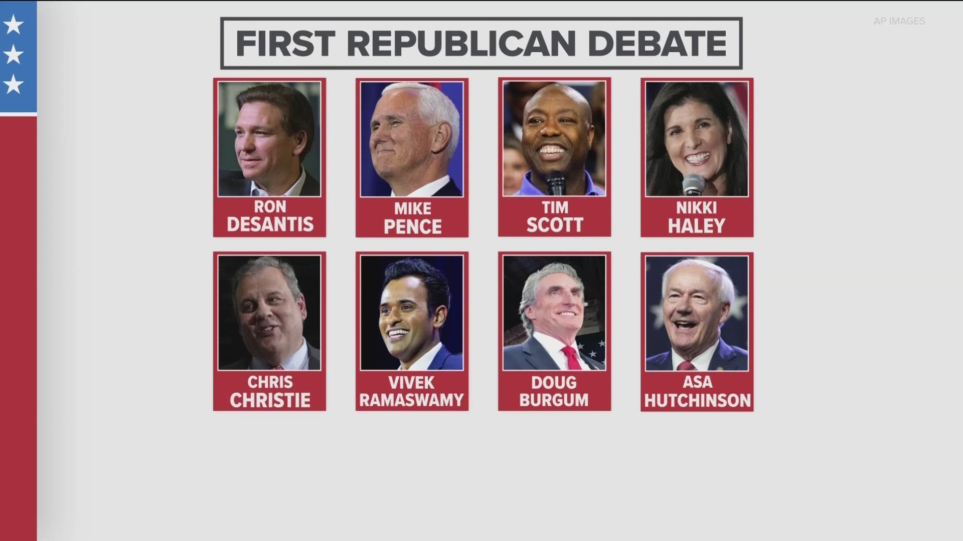 GOP presidential debate: Candidates face off for the 1st time | 9news.com